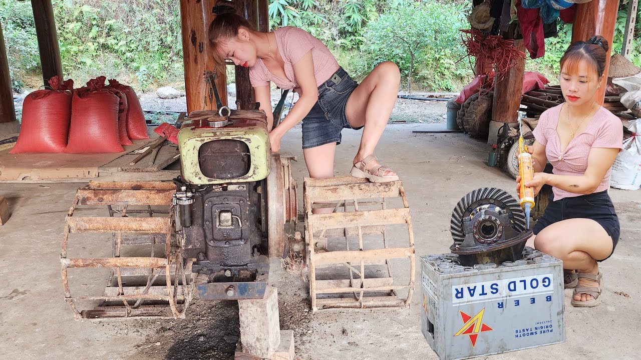 Girl Repair, complete restoration of diesel engines. Agricultural ...