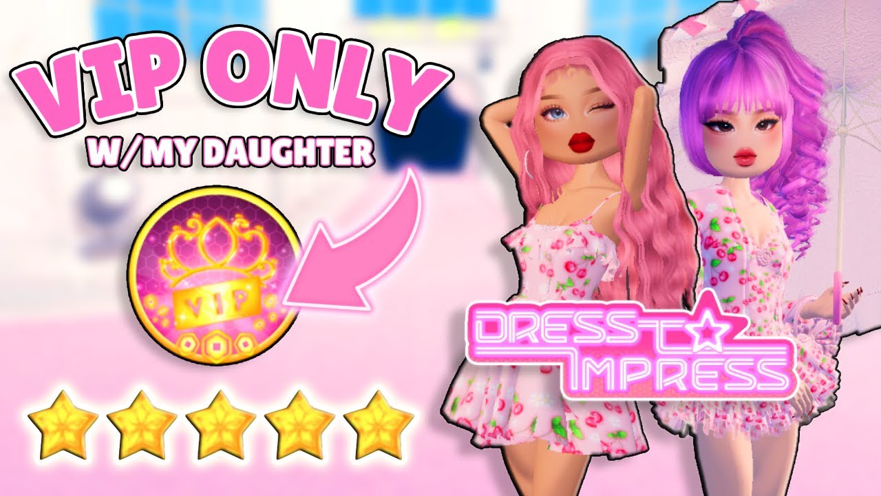 DRESS TO IMPRESS But ONLY Wearing VIP Items | Duos with My Daughter # ...
