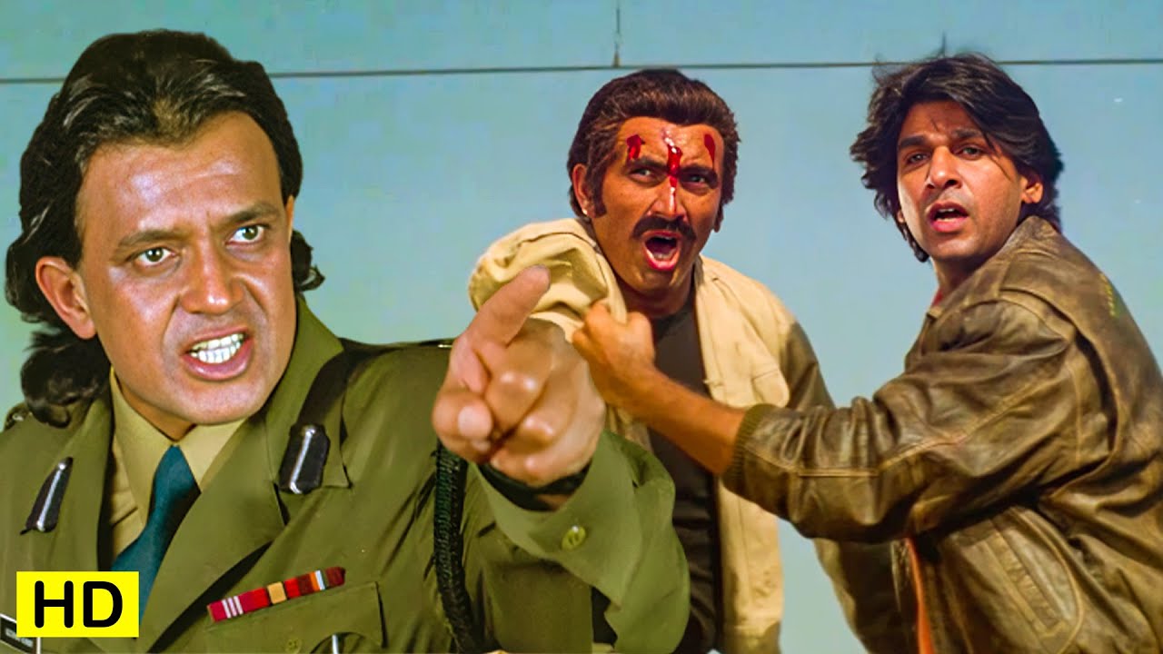 पुलिस वाले का भाई की गुंडा गर्दी | Mithun Da Ki Superhit Action ...