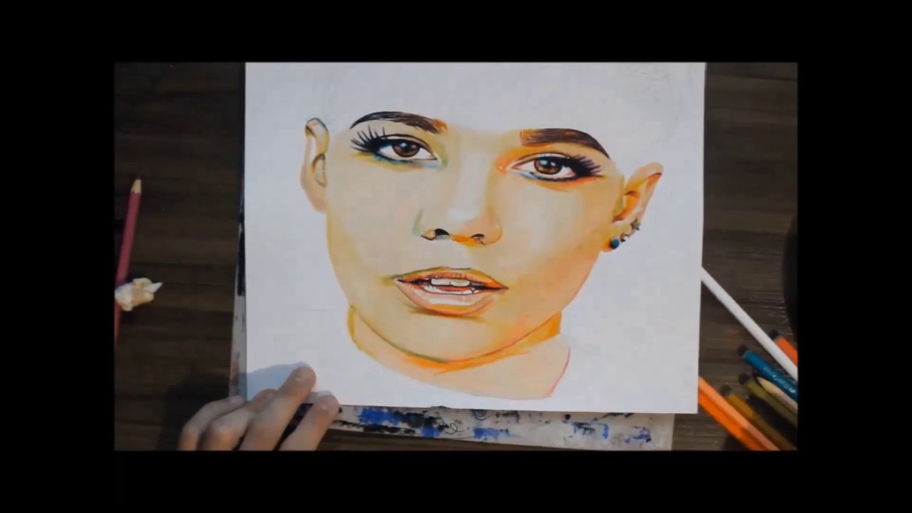 Speed Drawing- Halsey. - YouTube