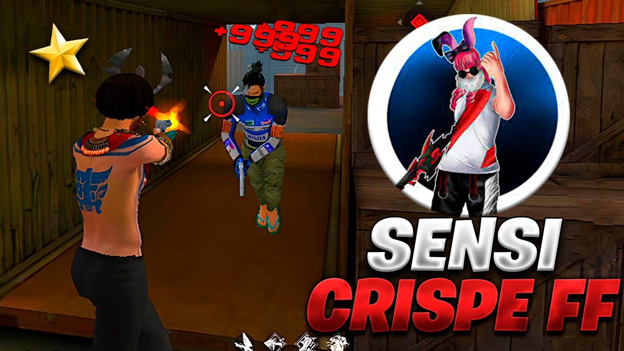 Usé La Sensibilidad Modo Hacker de CRISPE FF😈 (REY DE LA SENSI🤯) - YouTube