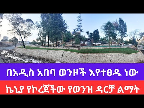 በአዲሰ አበባ የተጧጧፈው የወንዝ ዳርቻ ግንባታ Addis Ababa Mega Riverside project |addis ...
