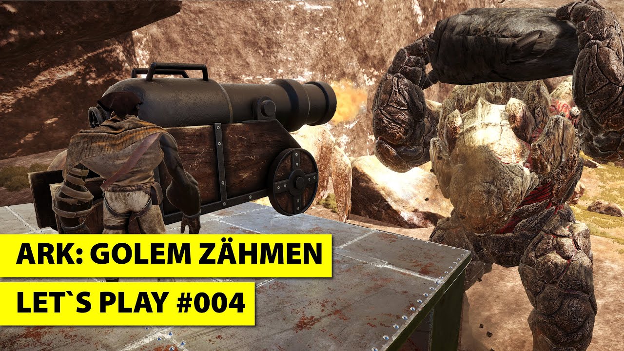 Rock Elemental | Golem Zähmen | Let`s Play Ark Survival Evolved ...