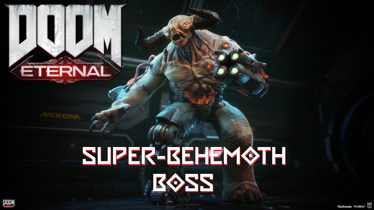 Doom Eternal - Super-Behemoth Boss // Modded Custom Boss-Enemy ...