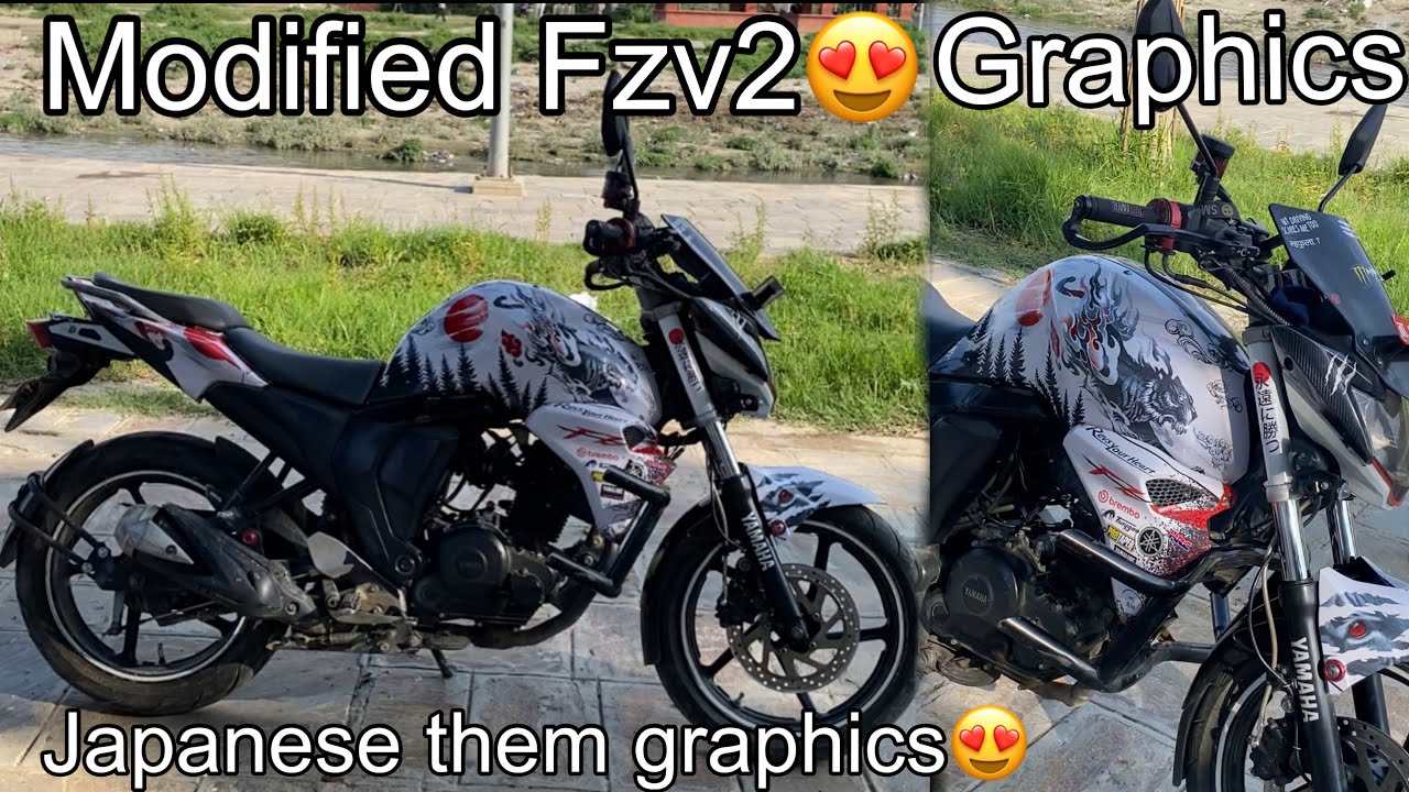 FZ v2 ma Full customized japanese theme graphics 😍 | Modified FZv2 ...