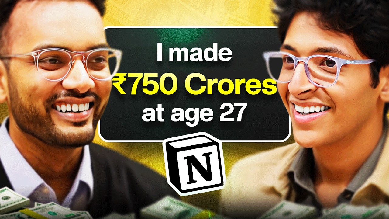 Notion: 0 to 85,000 CRORE Business in 10 YEARS!🔥 - YouTube