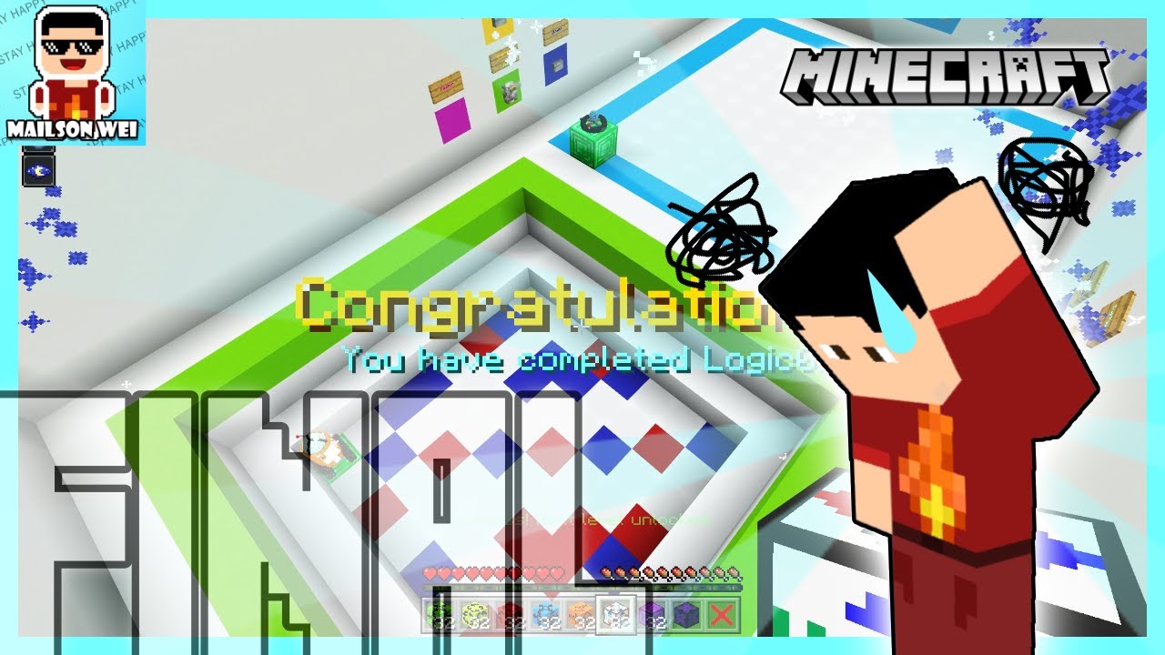 I Completed The Last Level of This Map! MInecraft Logic0 Map Final Part - YouTube