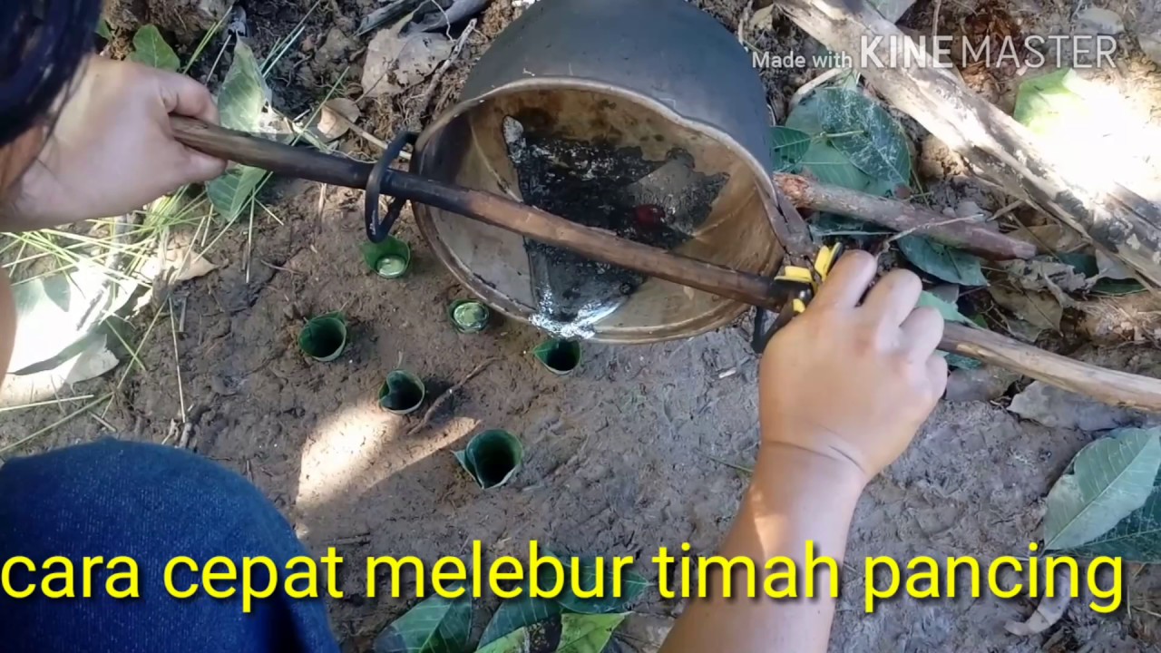 Cara cepat buat bandul pancing - YouTube