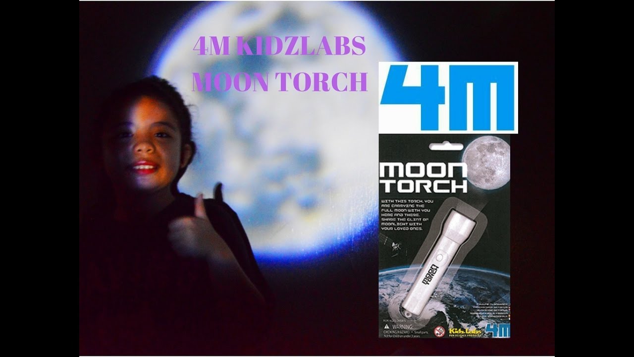 4M Kidzlabs Moon Torch - Kiddie Things - YouTube