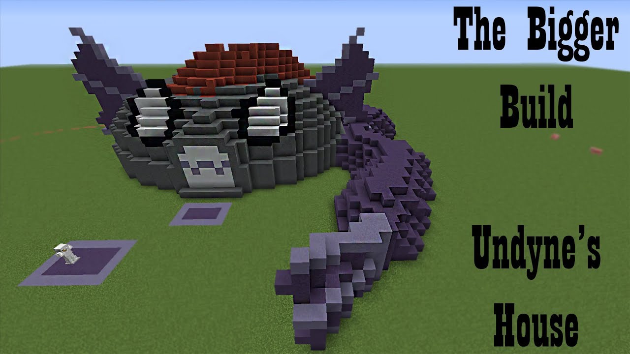 undertale build ¦ Bigger Undyne house - YouTube