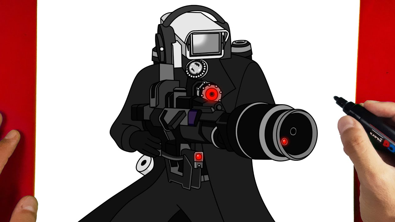 How to Draw Cameraman Skibidi Toilet 71 - YouTube