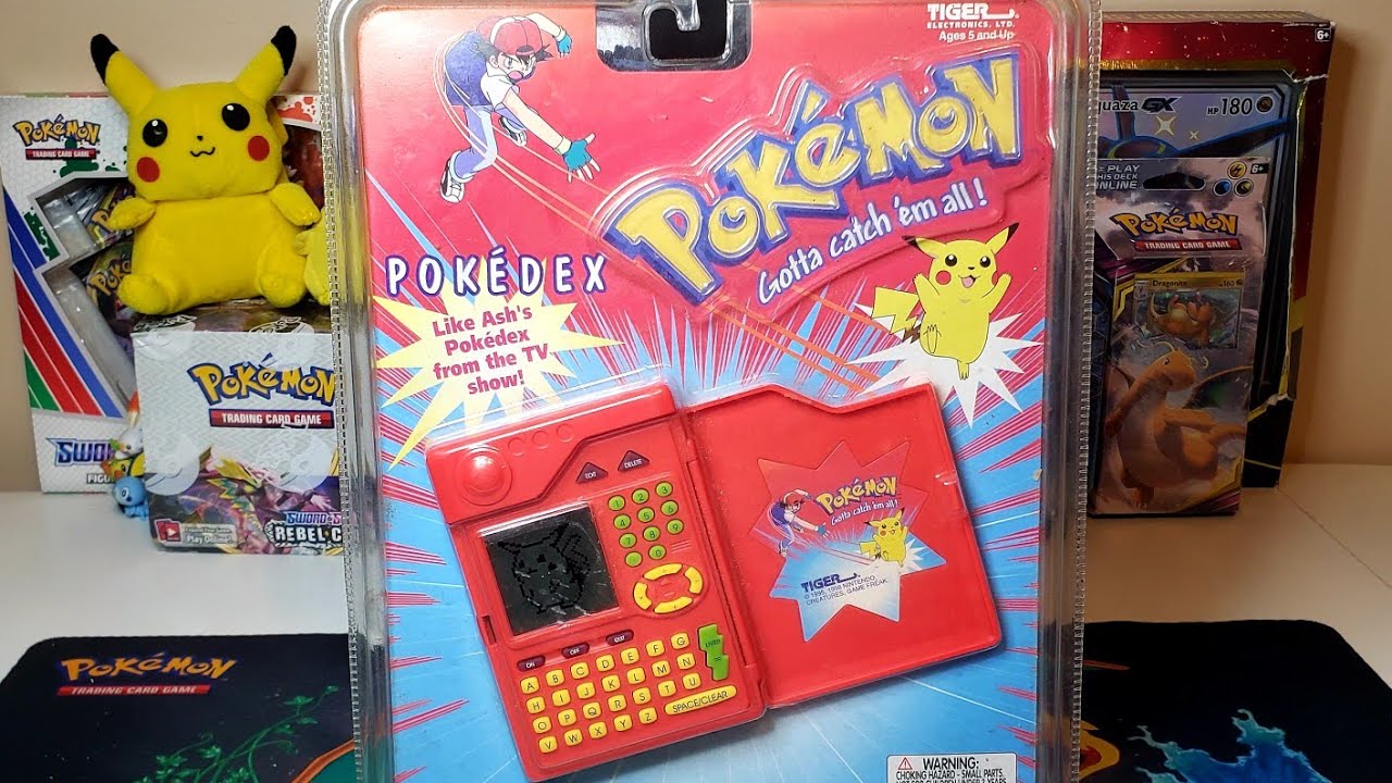 VINTAGE TIGER POKEMON POKEDEX SEALED FROM 1999! - YouTube