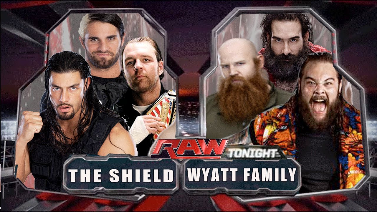 WWE RAW 2014 - The Shield vs Wyatt Family - Full Match HD - YouTube