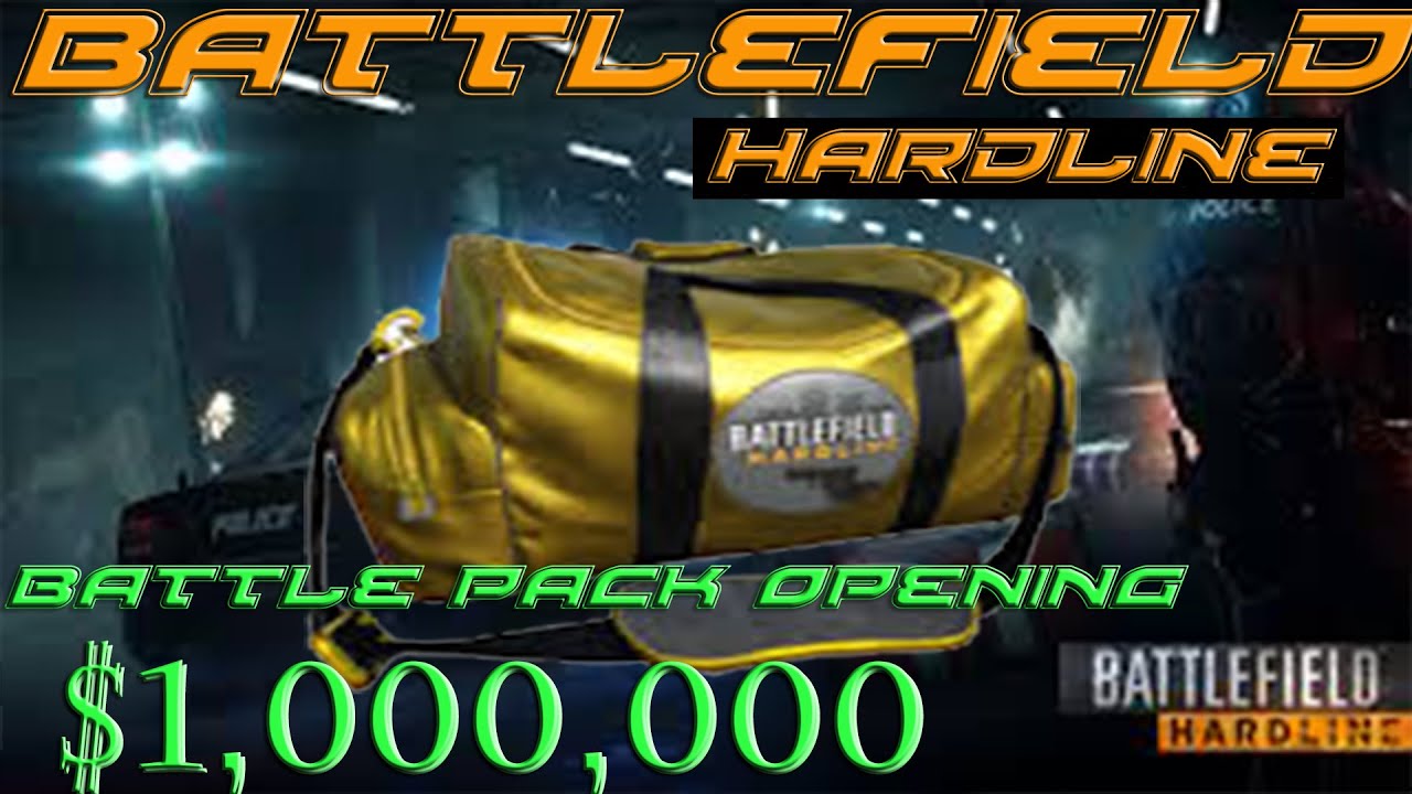 Battlefield Hardline: Battle Pack Opening $1,000,000 - YouTube