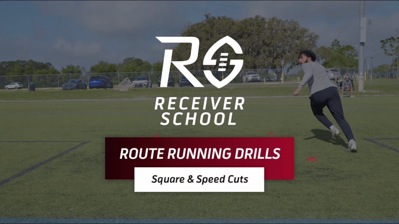2 Route Running Drills for Wide Receivers - YouTube