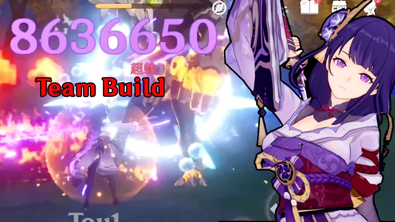 Raiden Hit 8 Million Damage | Raiden Shogun Team build - YouTube