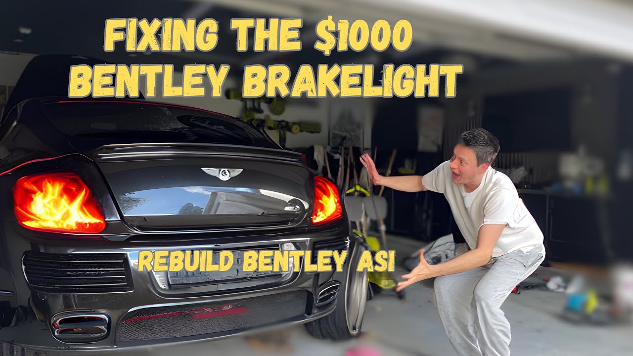 Removing the brake light on my Bentley CGT - YouTube