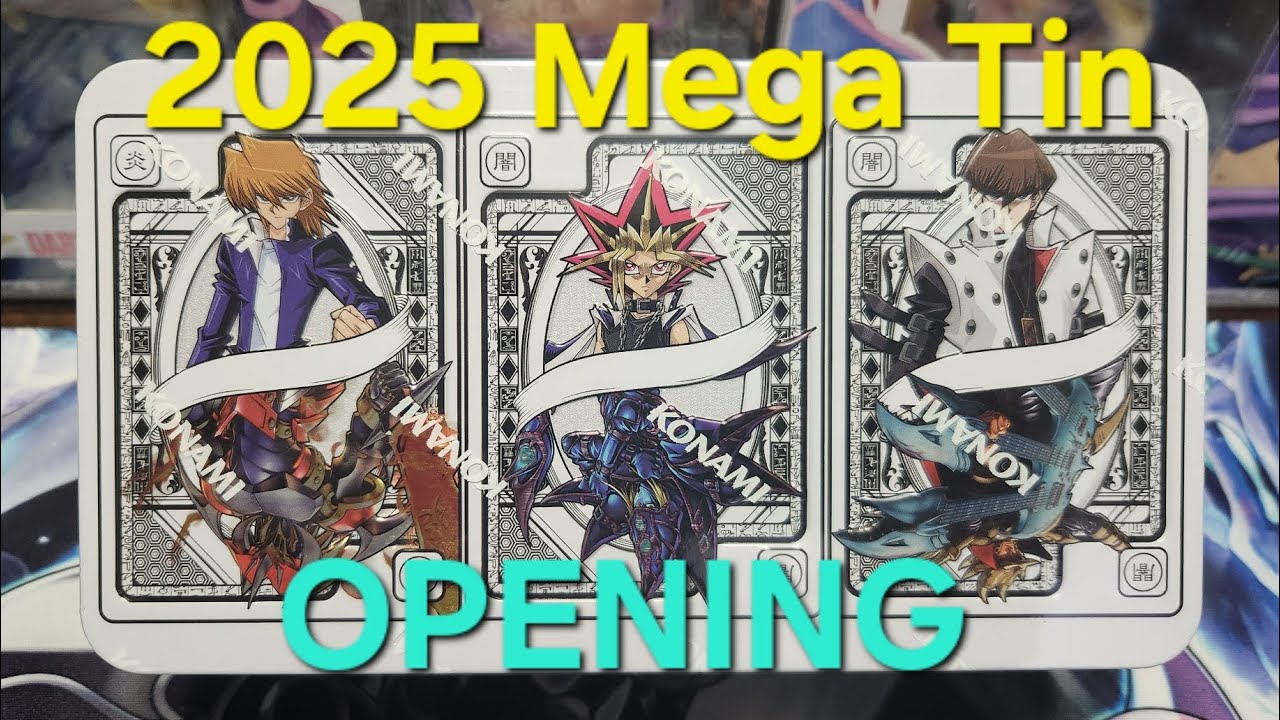 Opening Yugioh's NEW 2025 Mega Tin! #yugioh #packopenning #megatin # ...