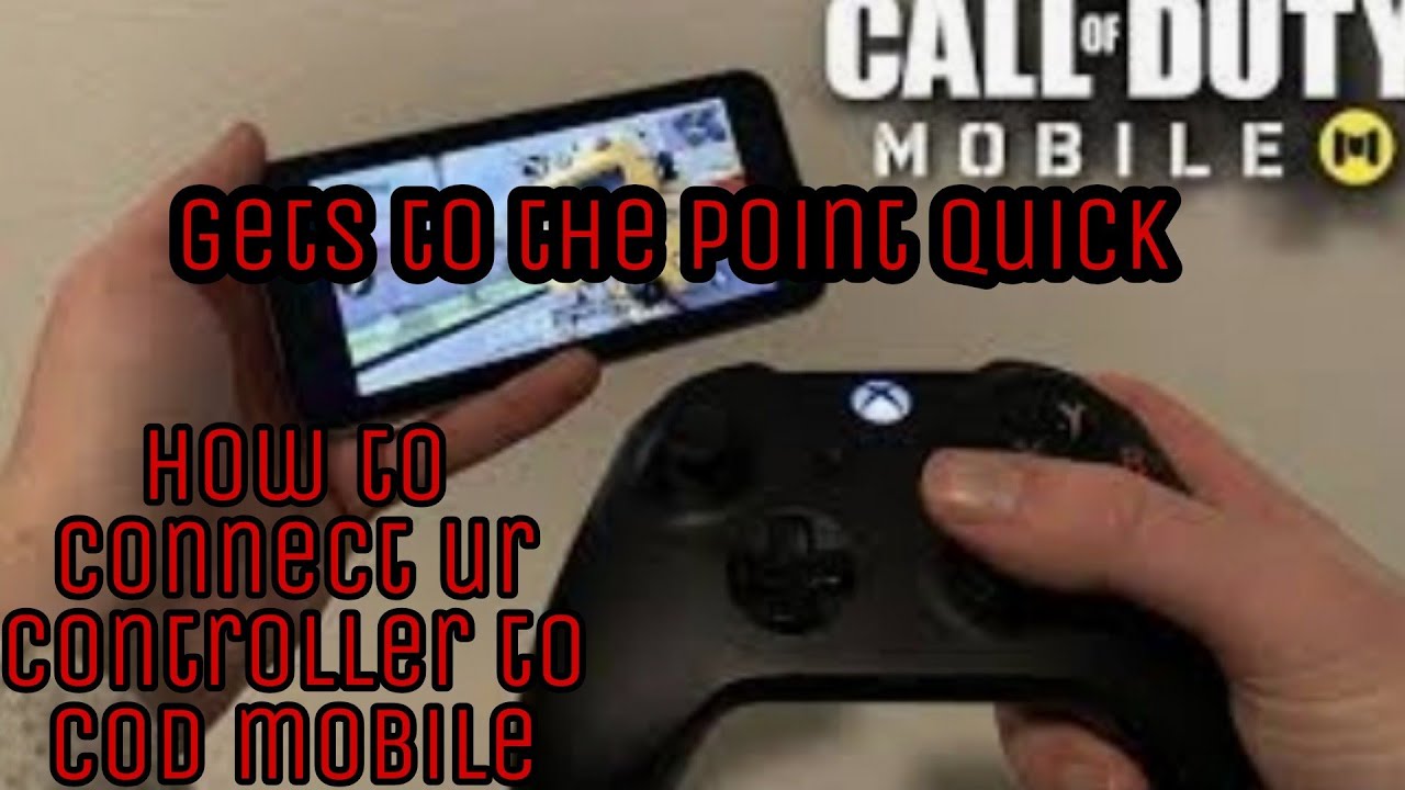 How to connect a ps4 or xbox controller to cod mobile - YouTube