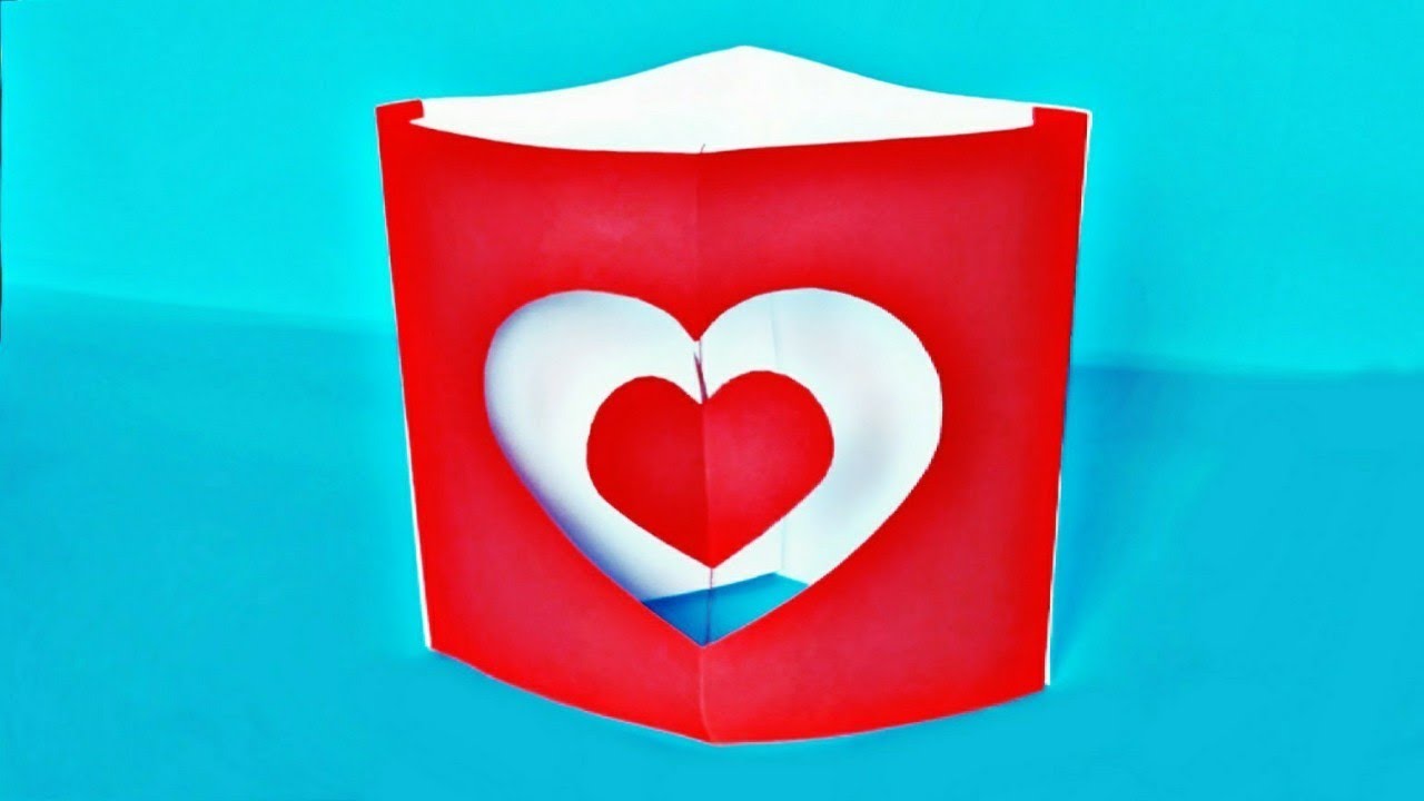 DIY Heart Spinner Card for ST. VALENTINE'S DAY with your own hands ...