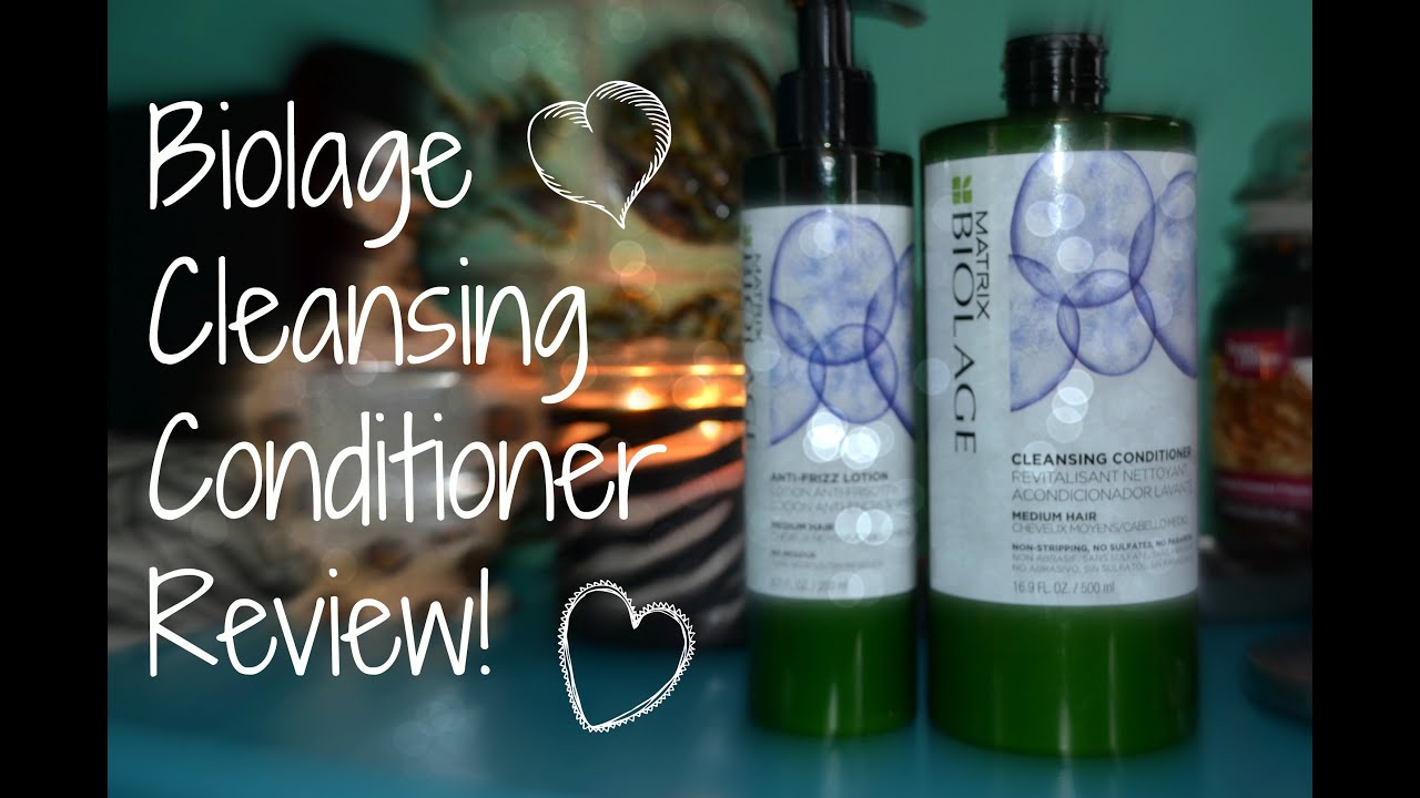 Biolage Cleansing Conditioner Review - YouTube