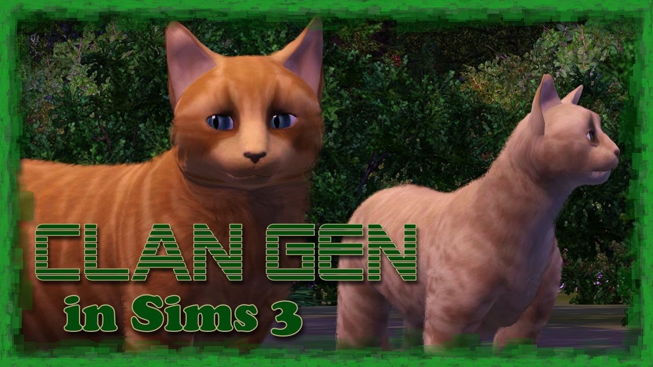 The Kits that Started it All || Making Clan-Gen Cats in Sims 3 - YouTube