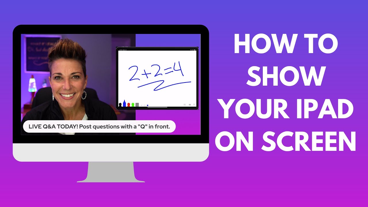 How to Draw On Screen in Your Live Videos and Zoom Meetings - YouTube