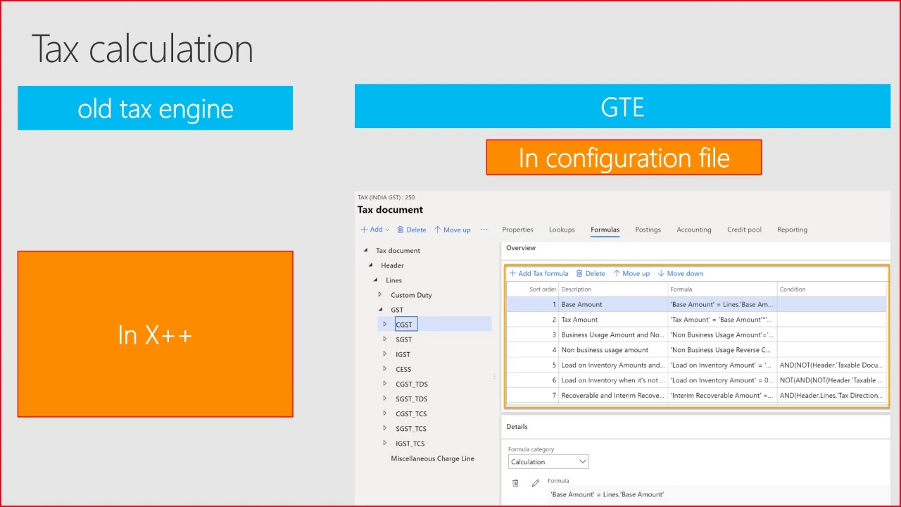 Dynamics 365 for Finance and Operations: GST & GTE Part 2 - Global Tax ...