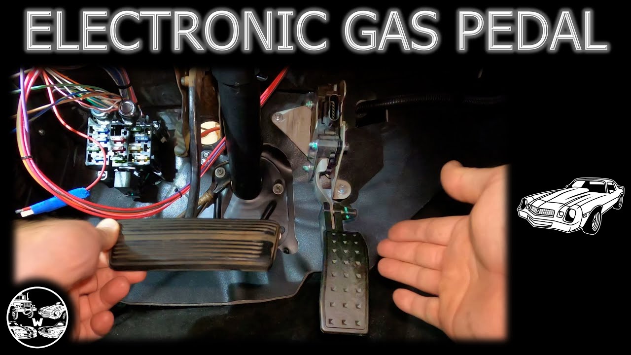 LS Swap 27 - Electronic Gas Pedal Installation In A 1980 Camaro - YouTube