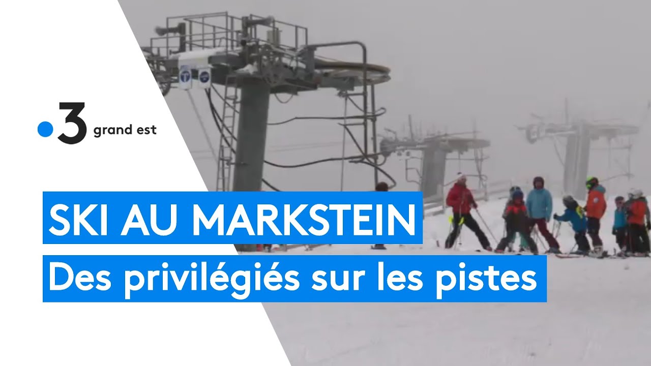 Markstein : des privilégiés sur les pistes de ski - YouTube