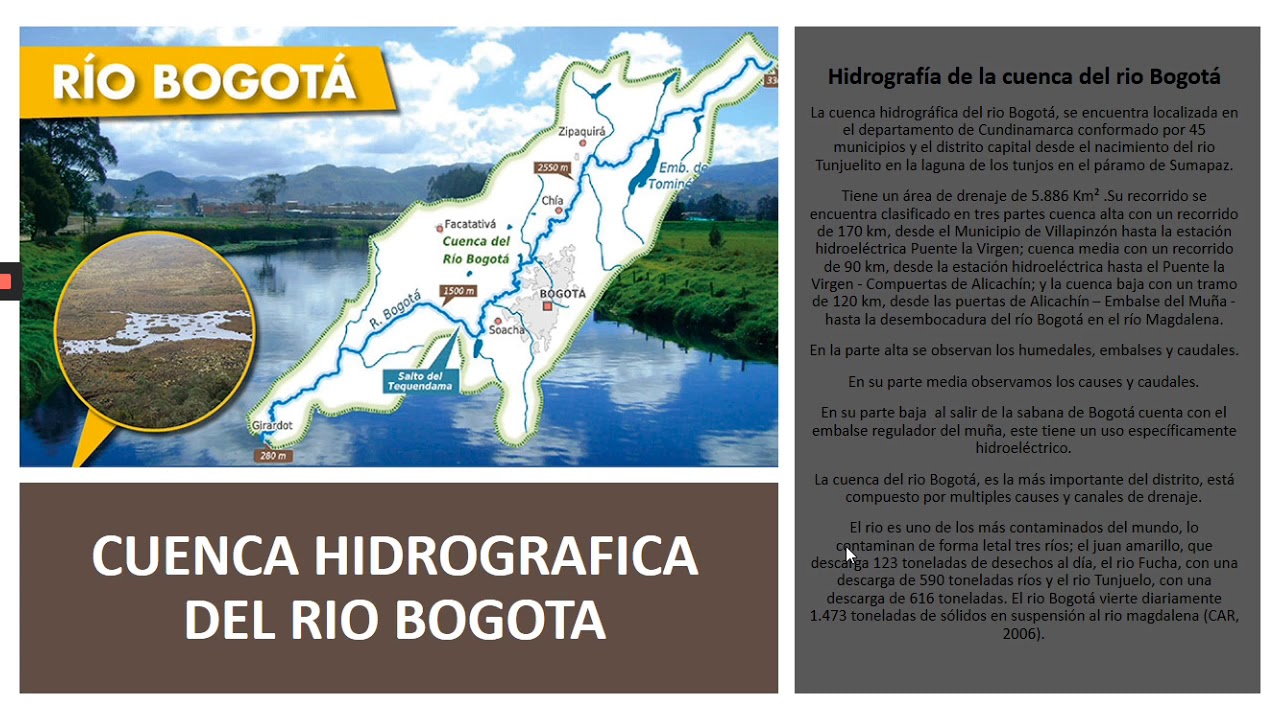 Cuenca rio Bogotá-ordenamiento territorial UNAD - YouTube