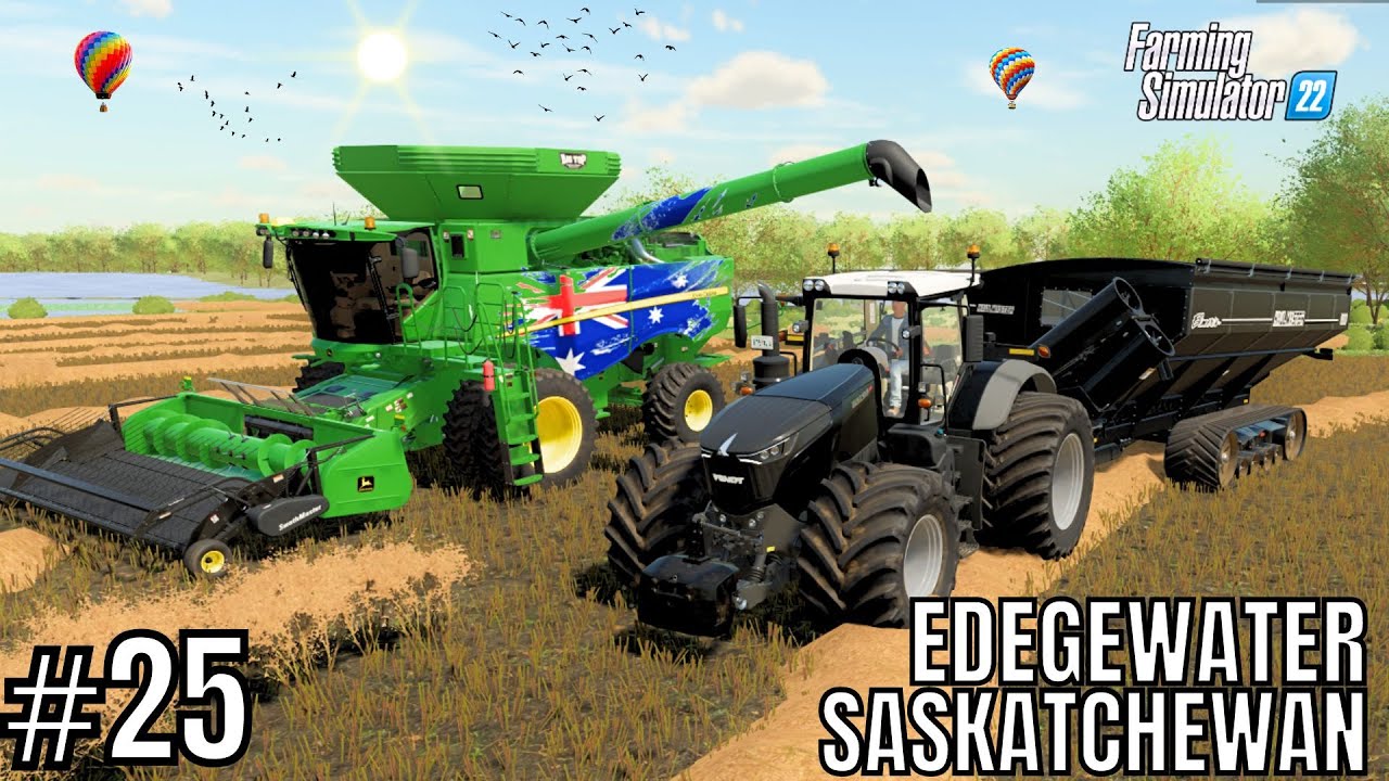 EDEGEWATER SASKATCHEWAN #25\ FS 22 | HARVEST | FARMING SIMULATOR 22 ...