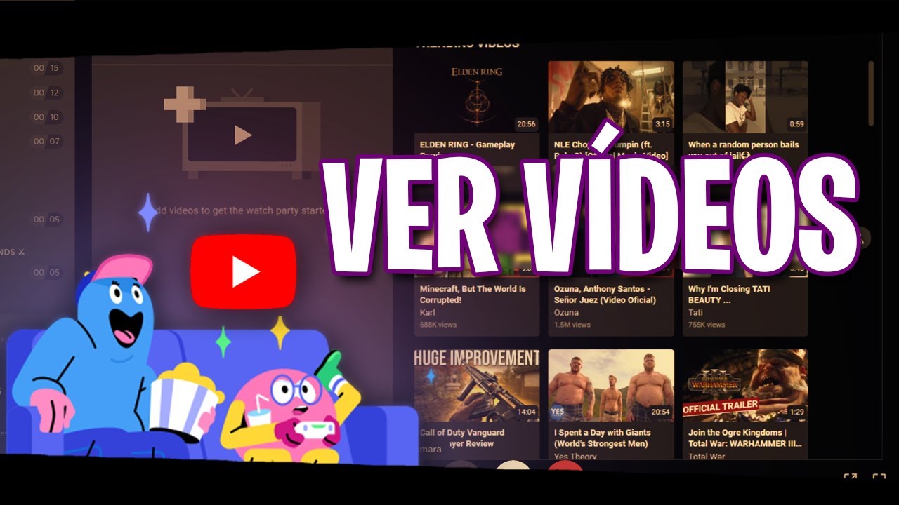 COMO ver VIDEOS de YOUTUBE en DISCORD | YouTube Together Discord - YouTube