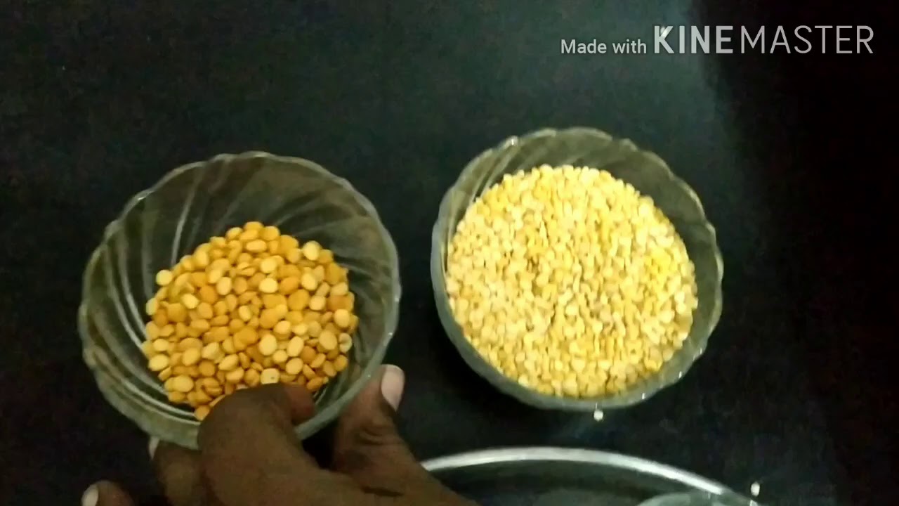 இட்லி / தோசை பாசிப்பருப்பு சாம்பார் - 1 (Moong dhal sambar - 1 for Idly ...