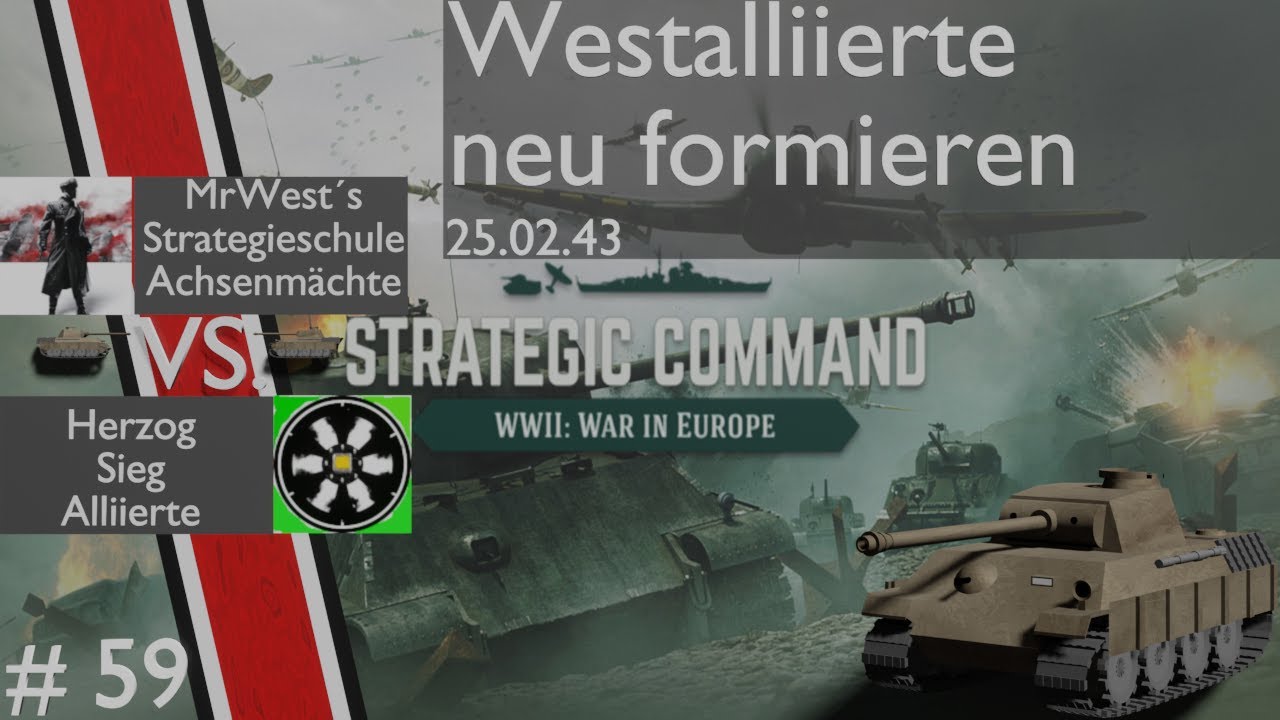 Strategic Command WW2: Alliierte Multiplayer Deutsch Lets Play, #59 ...