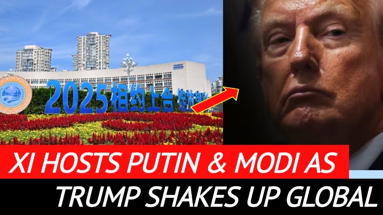 Xi hosts Putin & Modi as Trump shakes up global ties - YouTube