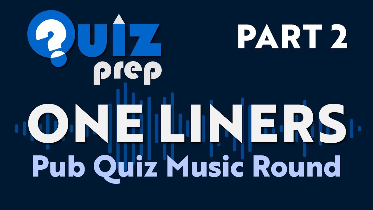 One Liners - Pub Quiz Music Round - Part 2 - YouTube