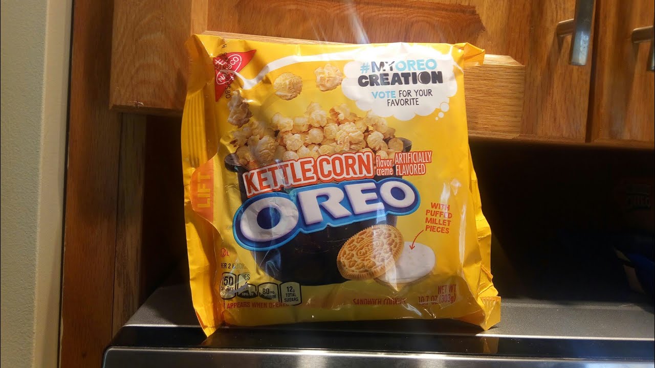 KETTLE CORN OREO - YouTube