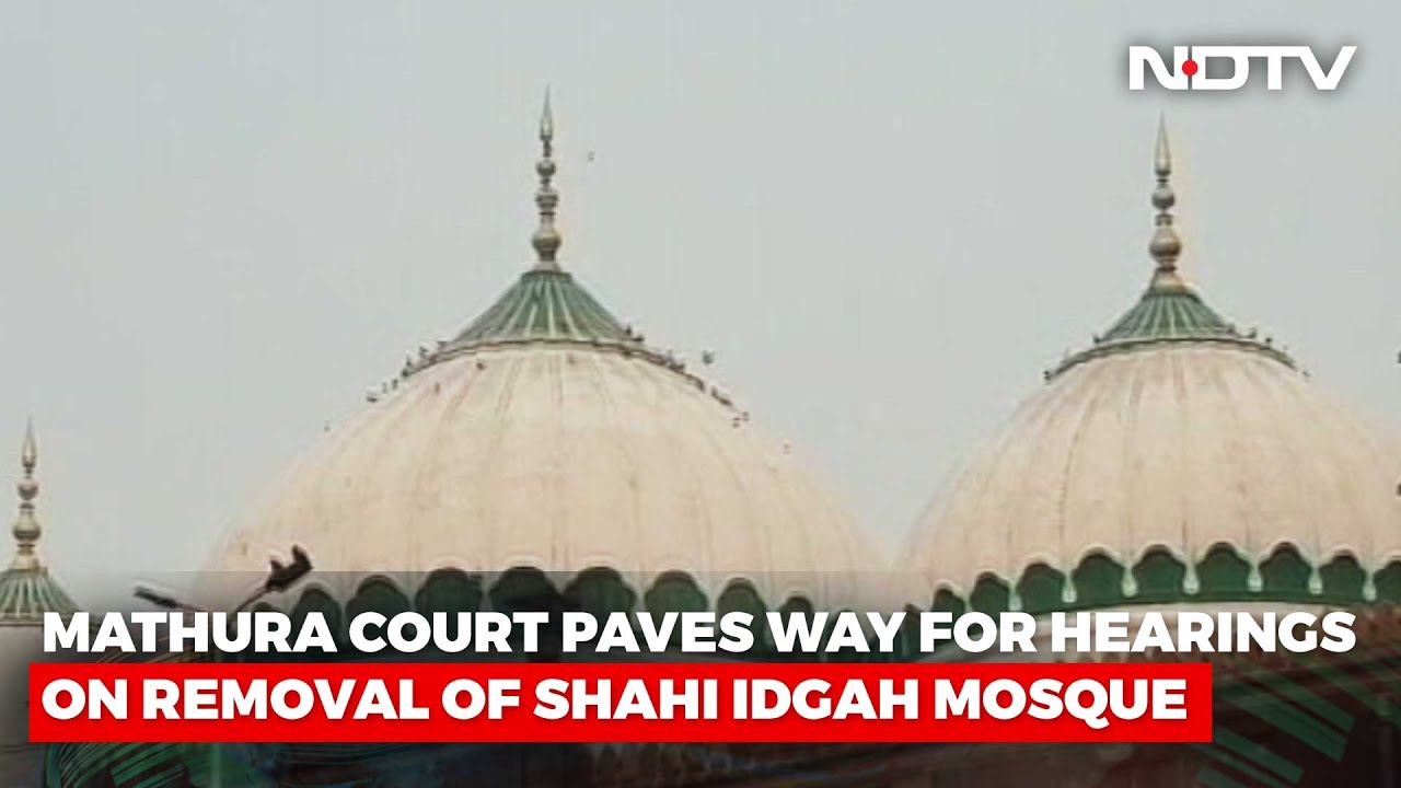 Mathura Court Allows Suit Against Shahi Idgah - YouTube