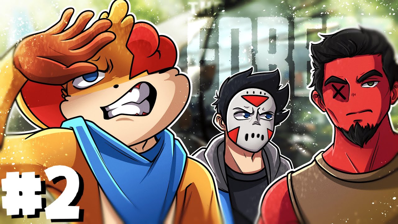 WE BUILD A HOME AND EXPLOR OUR FIRST CAVE!!!! [The Forest] Ep. 2 - YouTube