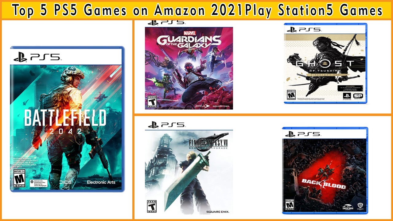 Top 5 PS5 Games on Amazon 2021|Play Station5 Games|MGS Reviews - YouTube