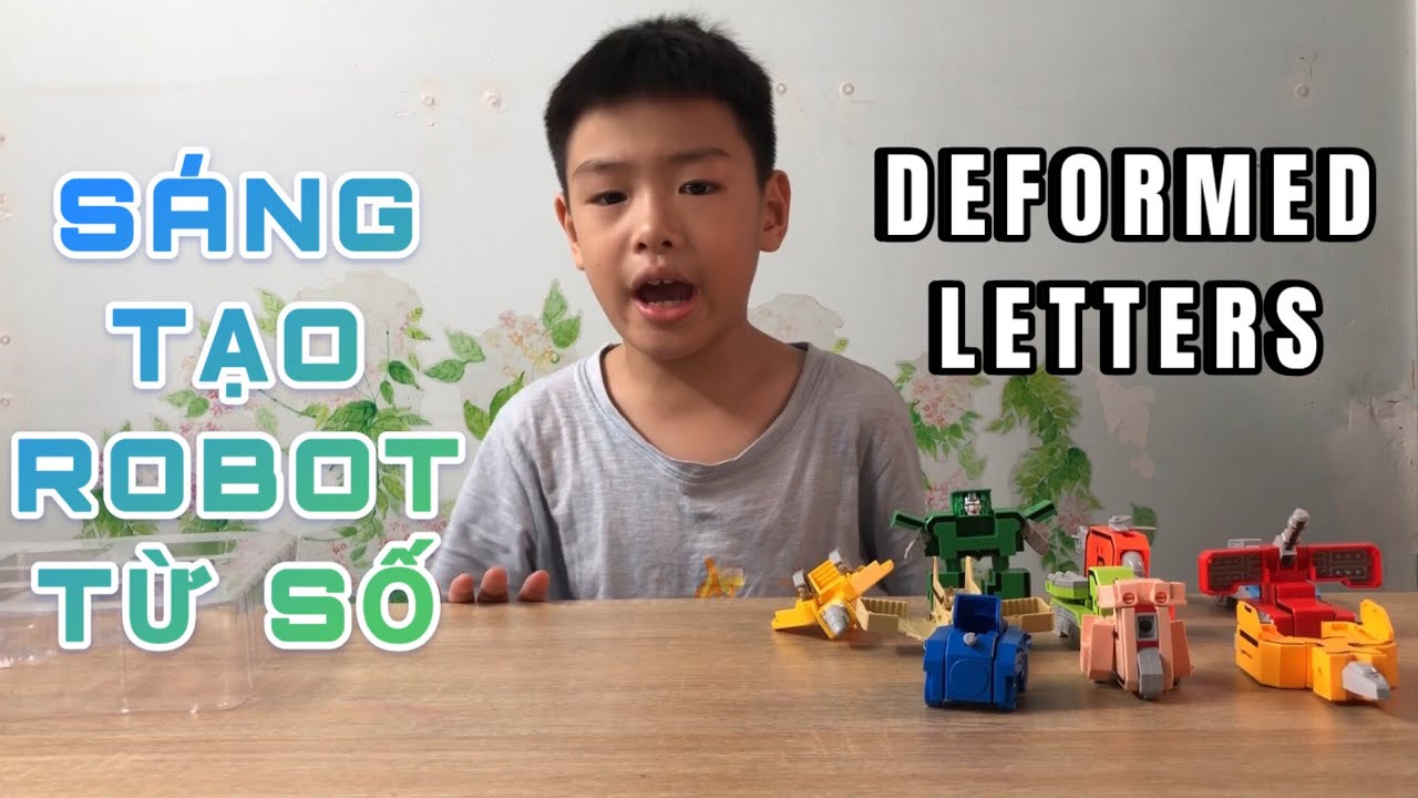 Conan | Đồ Chơi Lắp Ghép Bộ Chữ Số Biến Hình 🎮 Deformed Letters - YouTube
