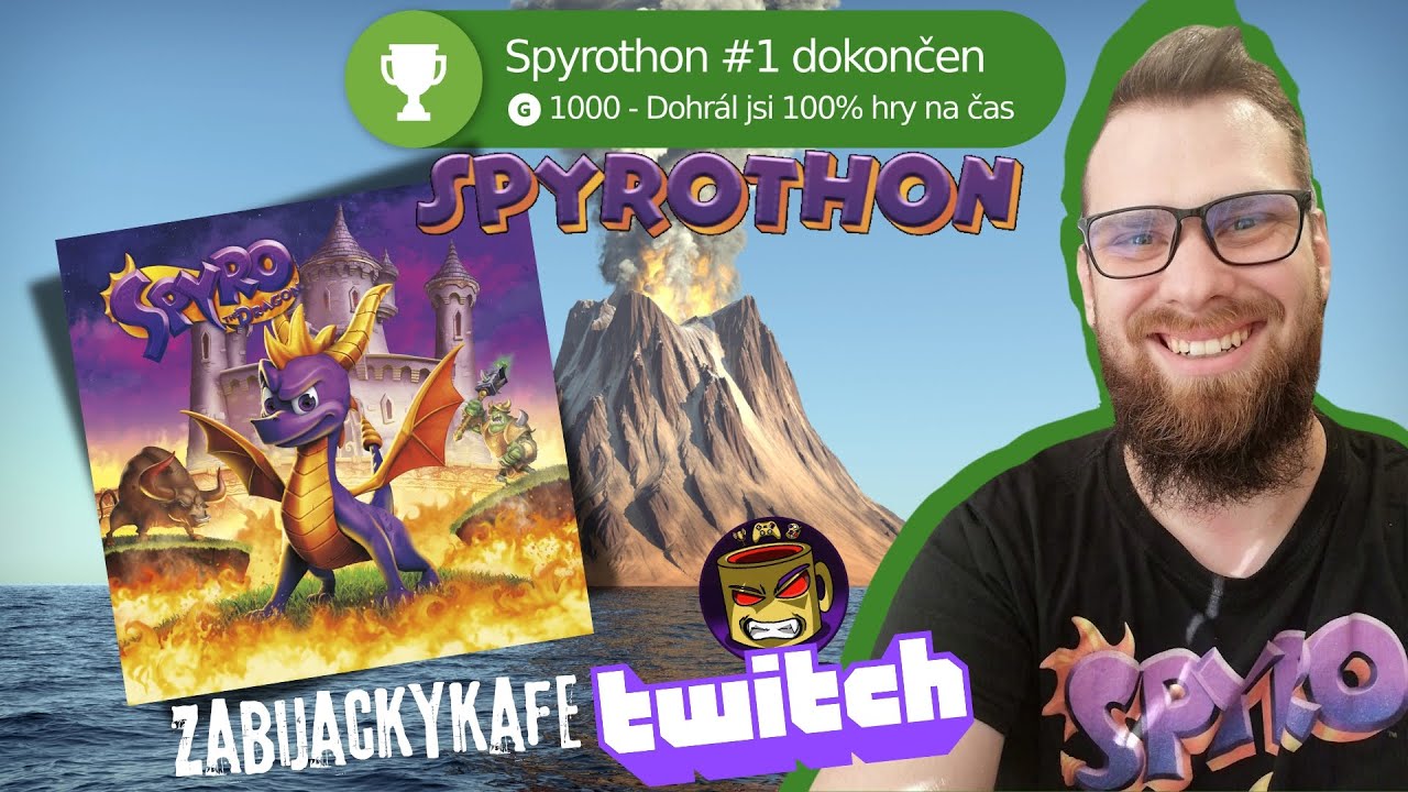 2. 3. 2024 Spyrothon #1 - Trophy run na čas | Spyro the Dragon ...