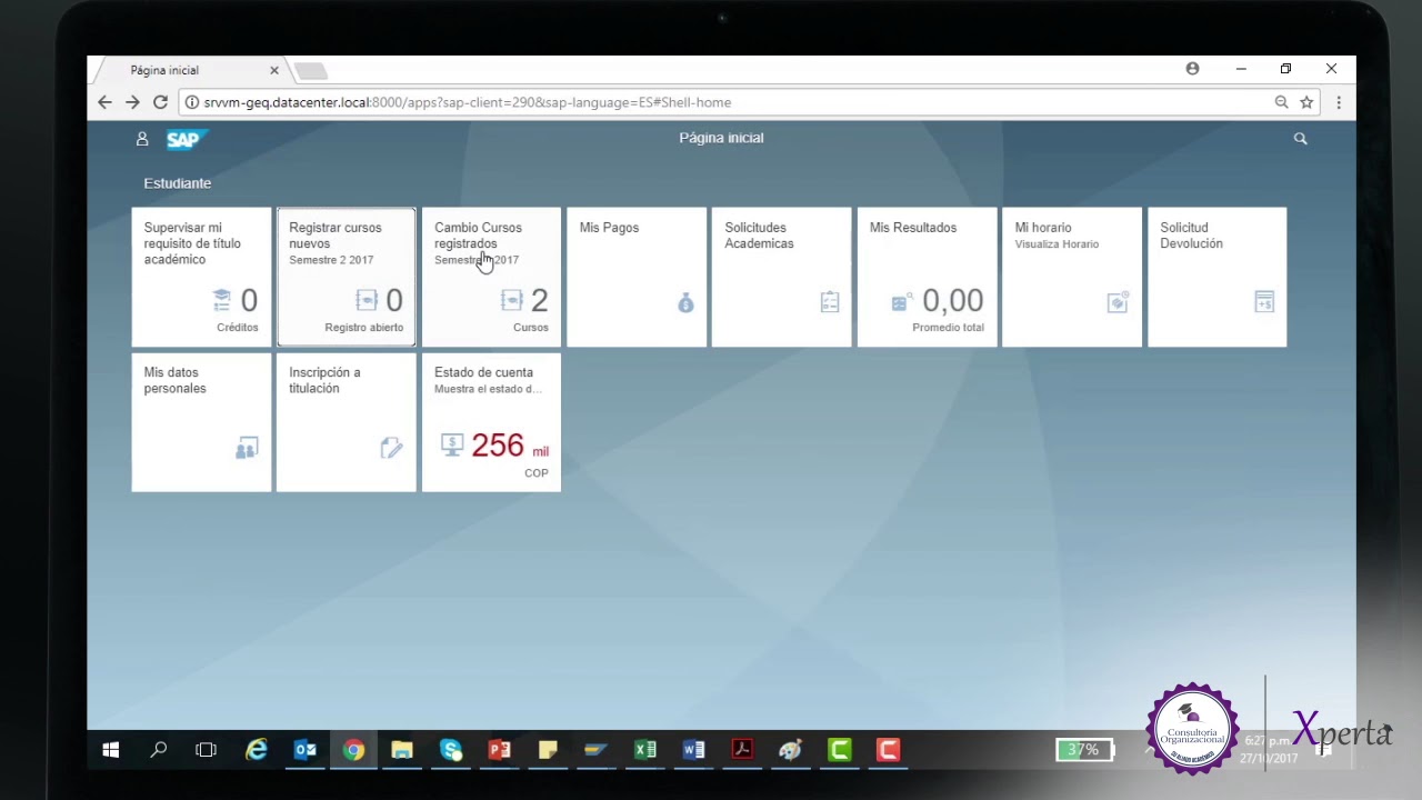 Demo Matriculas en SAP SLCM - YouTube