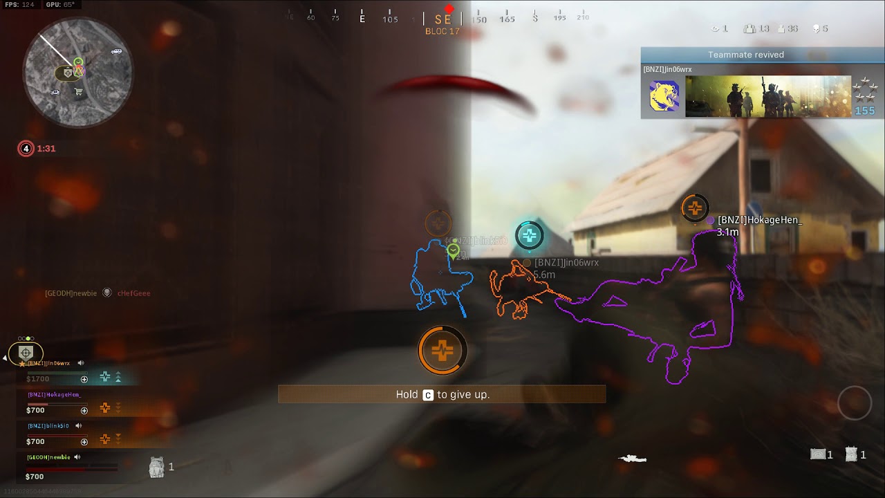 COD penetrated (by bullets) from both sides - YouTube