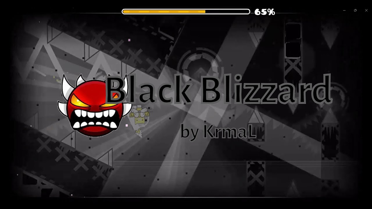 Black Blizzard by KrmaL [Geometry Dash] - YouTube