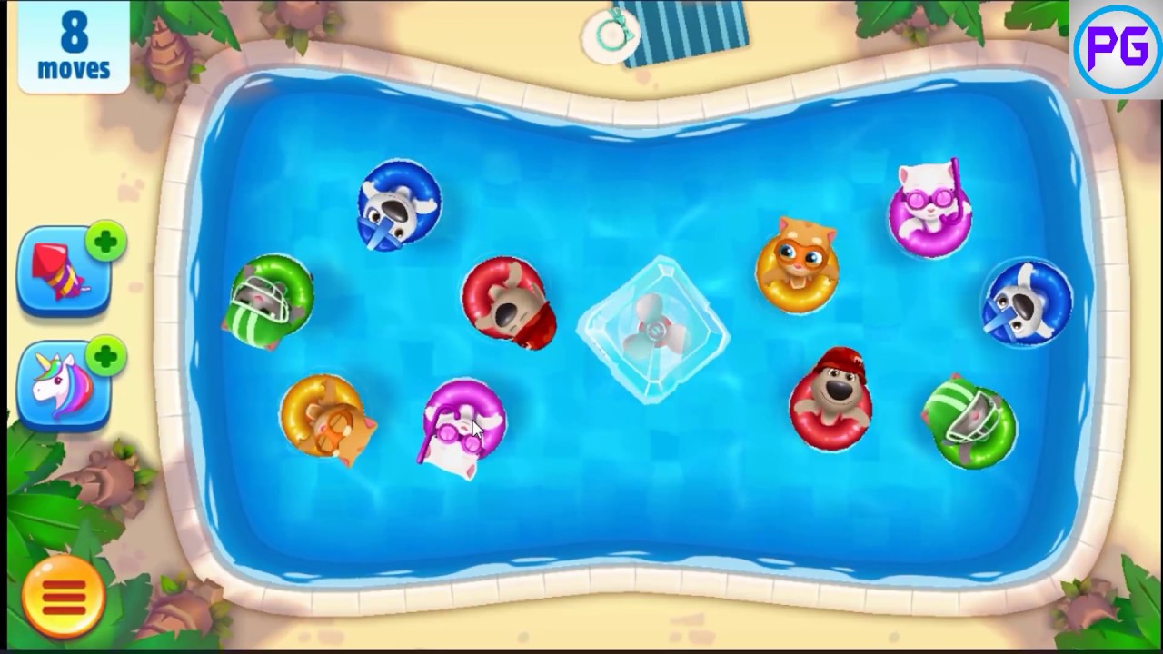 Talking tom pool level 45 to 48 - YouTube