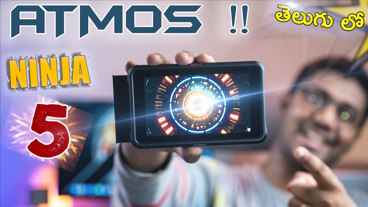 ATMOS NINJA V Camera Recorder & Field monitor | in Telugu | By Vamsi ...