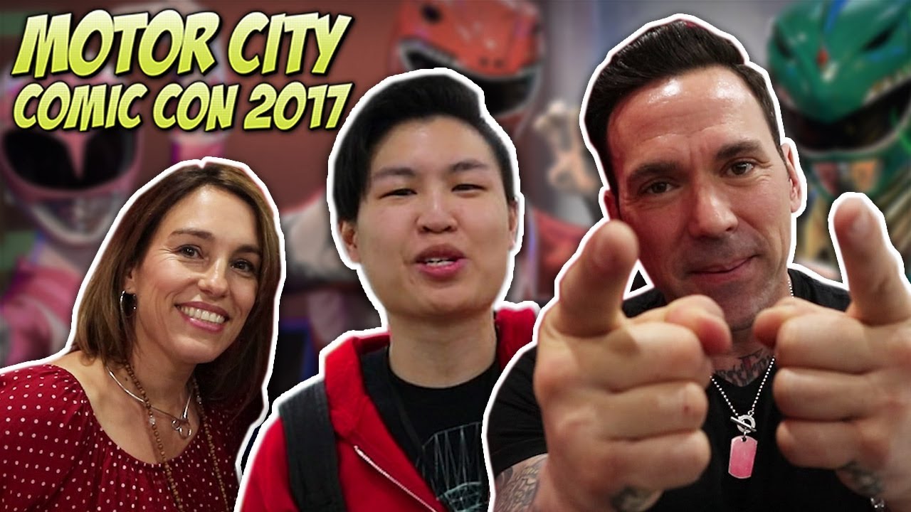 MEETING THE ORIGINAL POWER RANGERS!! (Motor City Comic Con 2017 Vlogs ...