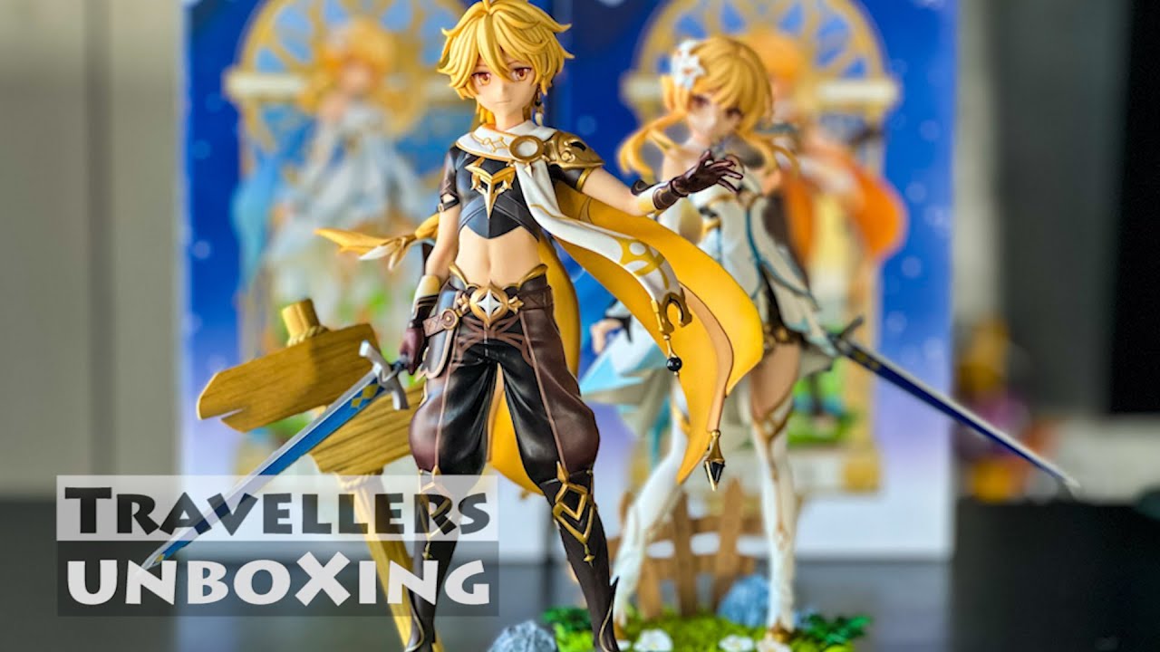 1/7 Aether Lumine UnBoXing Kotobukiya Figures, Genshin Impact, WyGryFf ...